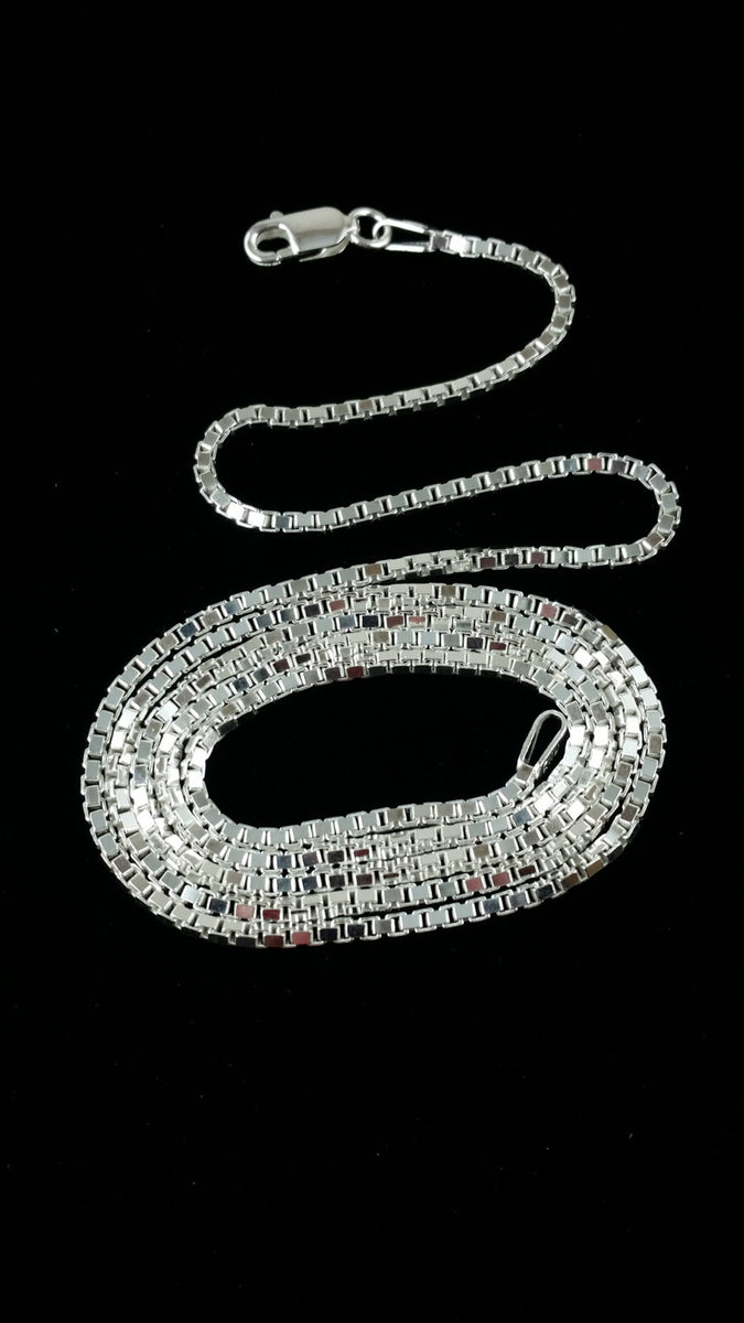 Sterling Silver Box Chain – Twisted Up Wraps